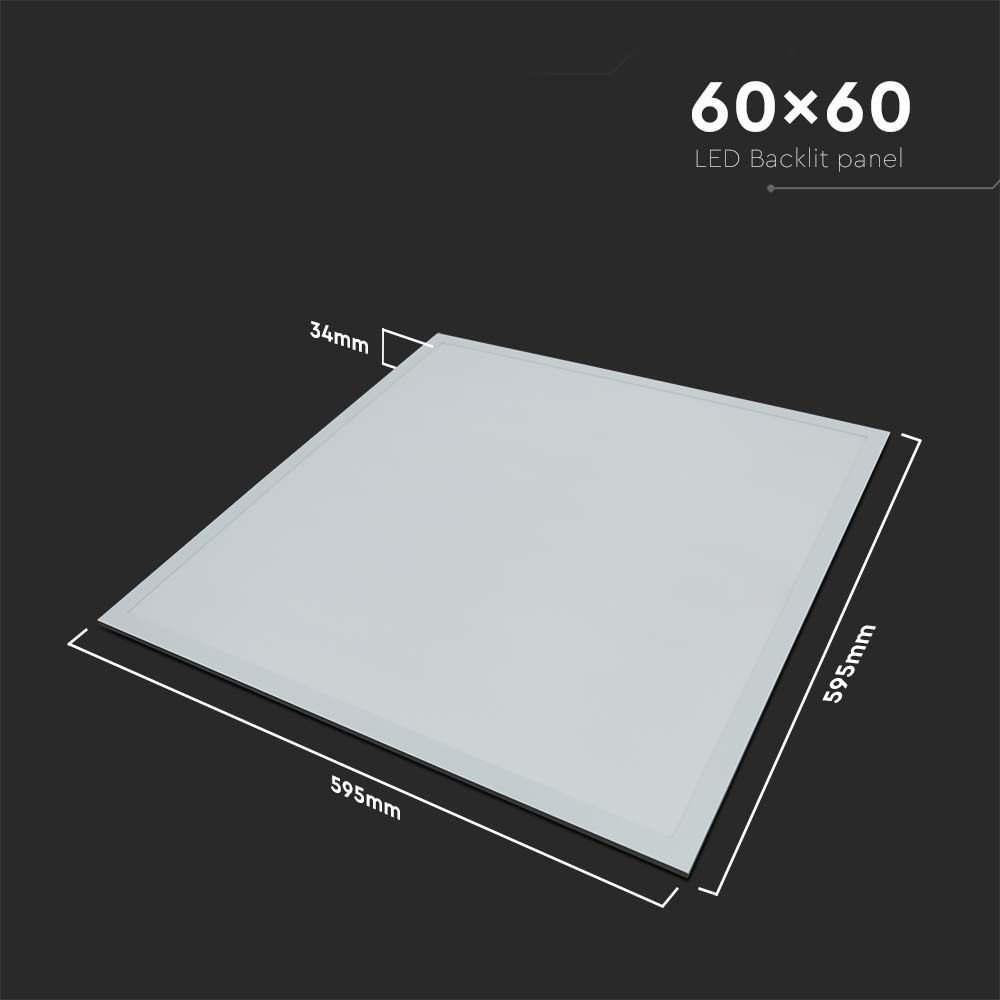 CCT 36W LED BACKLIT PANEL 595x595MM 3 COLOUR CCT 120LM/W - Lamp Station